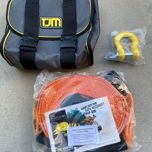 Jeep | Other | Off Road 4x4 Recovery Kit Snatch Strap Bow Shackle Jeep ...